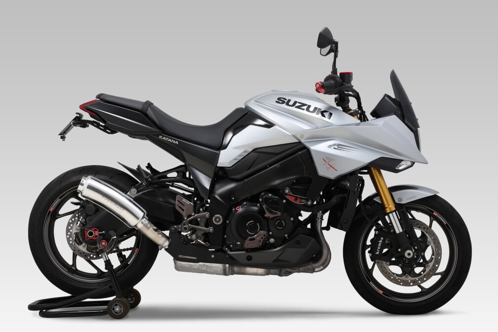 伝説の“バナナ管”が現代に蘇る！ ヨシムラジャパンからKATANA用スリップオンB-77サイクロンが9月下旬に新発売 | カスタムパーツ ...